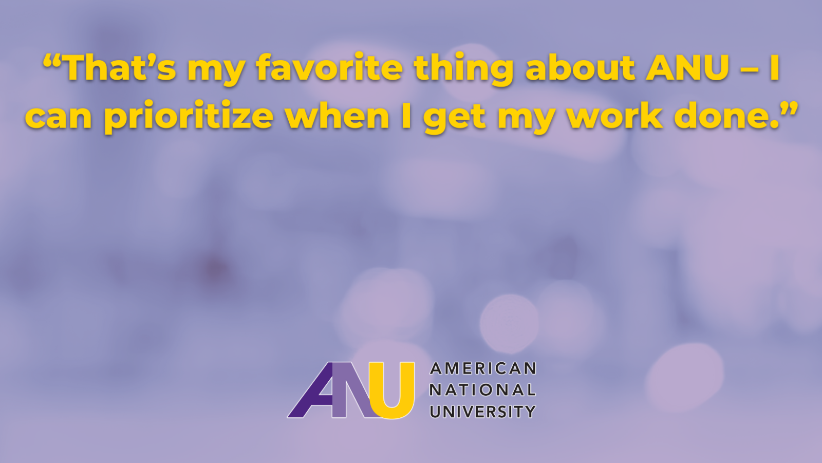 Making Time with Family While in School: Amanda’s Story with ANU ...